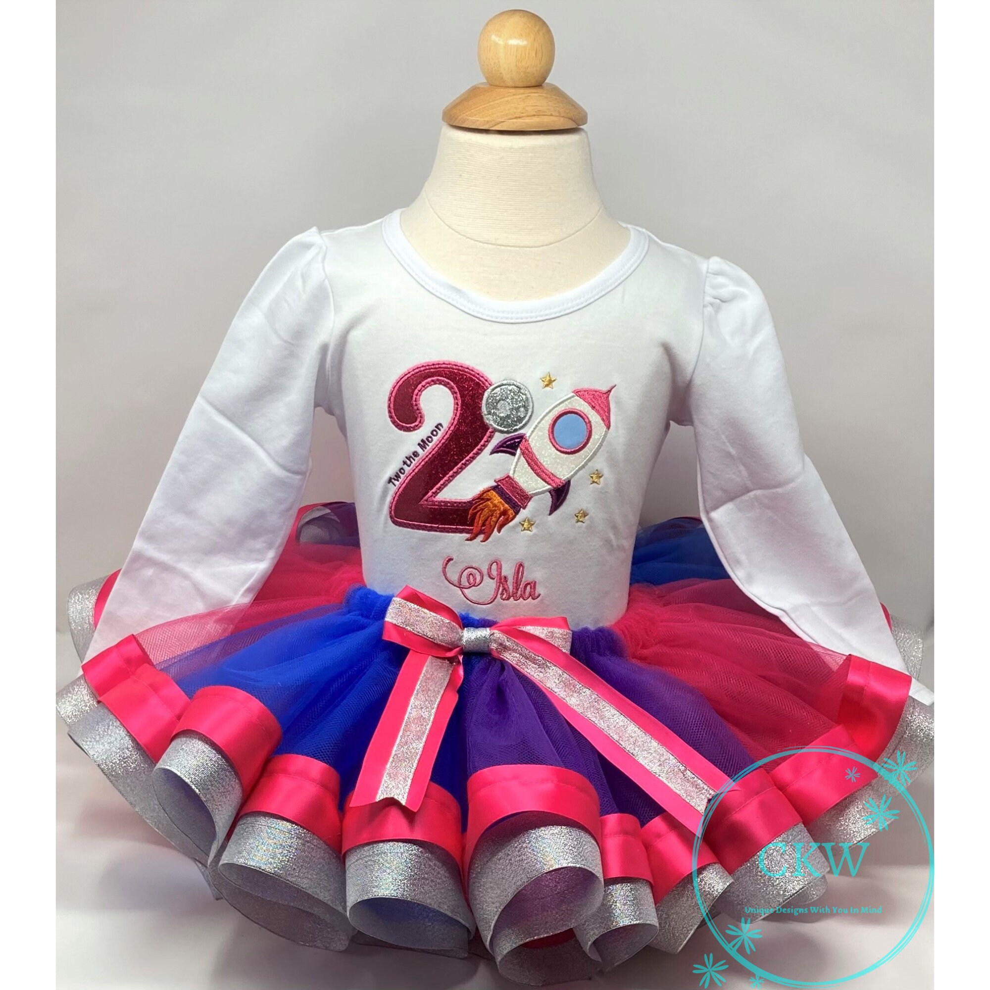 Personalized Space Birthday Shirt or Bodysuit for Girl - Etsy