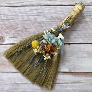 Witches Besom, Witch Broom, Witch Decor, Samhain Season, Witch Altar Decor, Protection Ritual ...