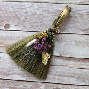 Witches Besom, Witch Broom, Witch Decor, Samhain Season, Witch Altar Decor, Protection Ritual ...