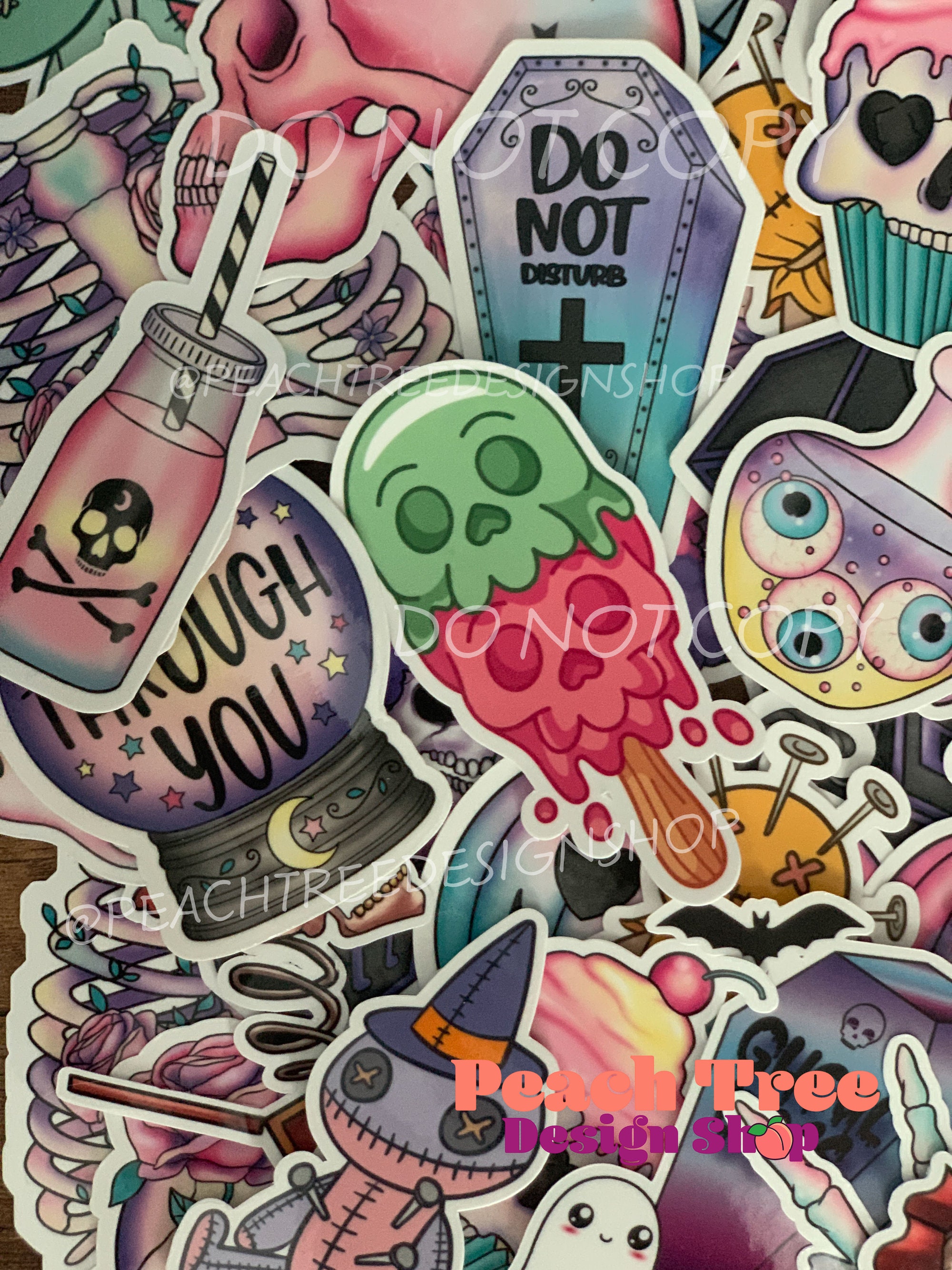 Mystery Spooky Sticker Pack Scary Gift Halloween Stickers - Etsy