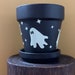 Ghost Planter, Glow in the Dark Planter, Haunted Garden, Halloween ...