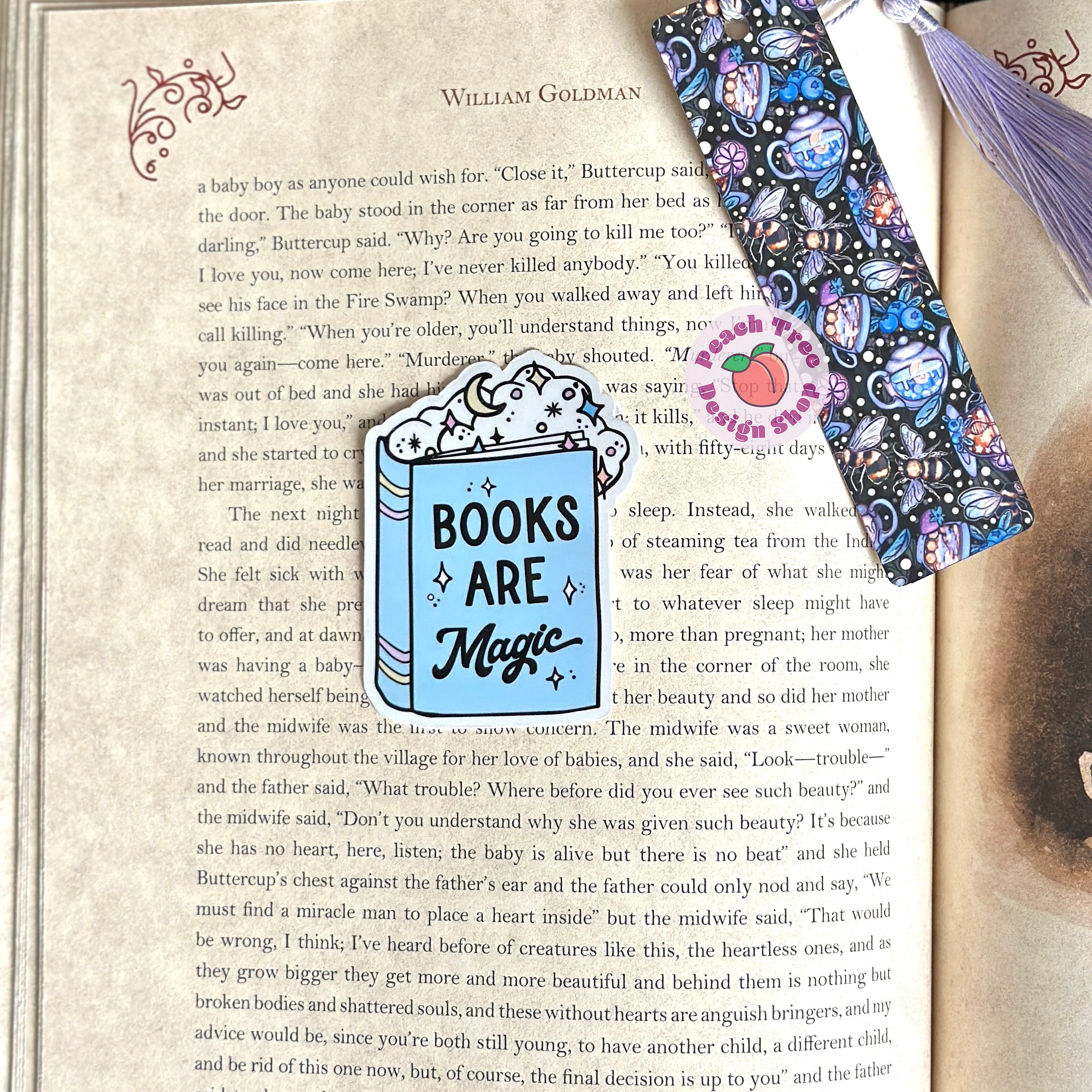 Books Are Magic Sticker Booktok Reading Stickers Kindle - Etsy