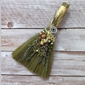 Witches Besom, Witch Broom, Witch Decor, Samhain Season, Witch Altar Decor, Protection Ritual ...