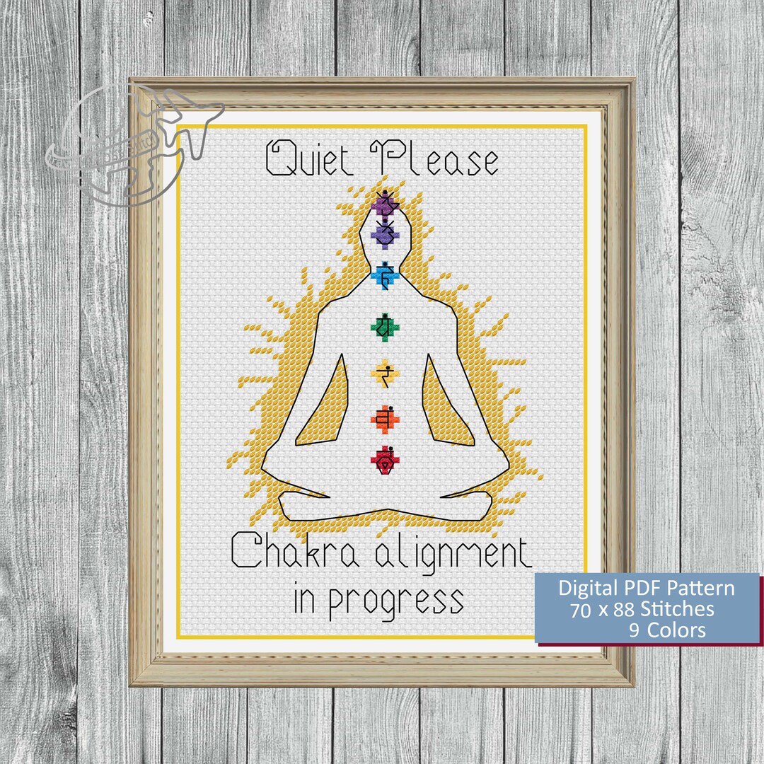 Aligning Chakras quiet Please Chakra Alignment in Progress - Etsy