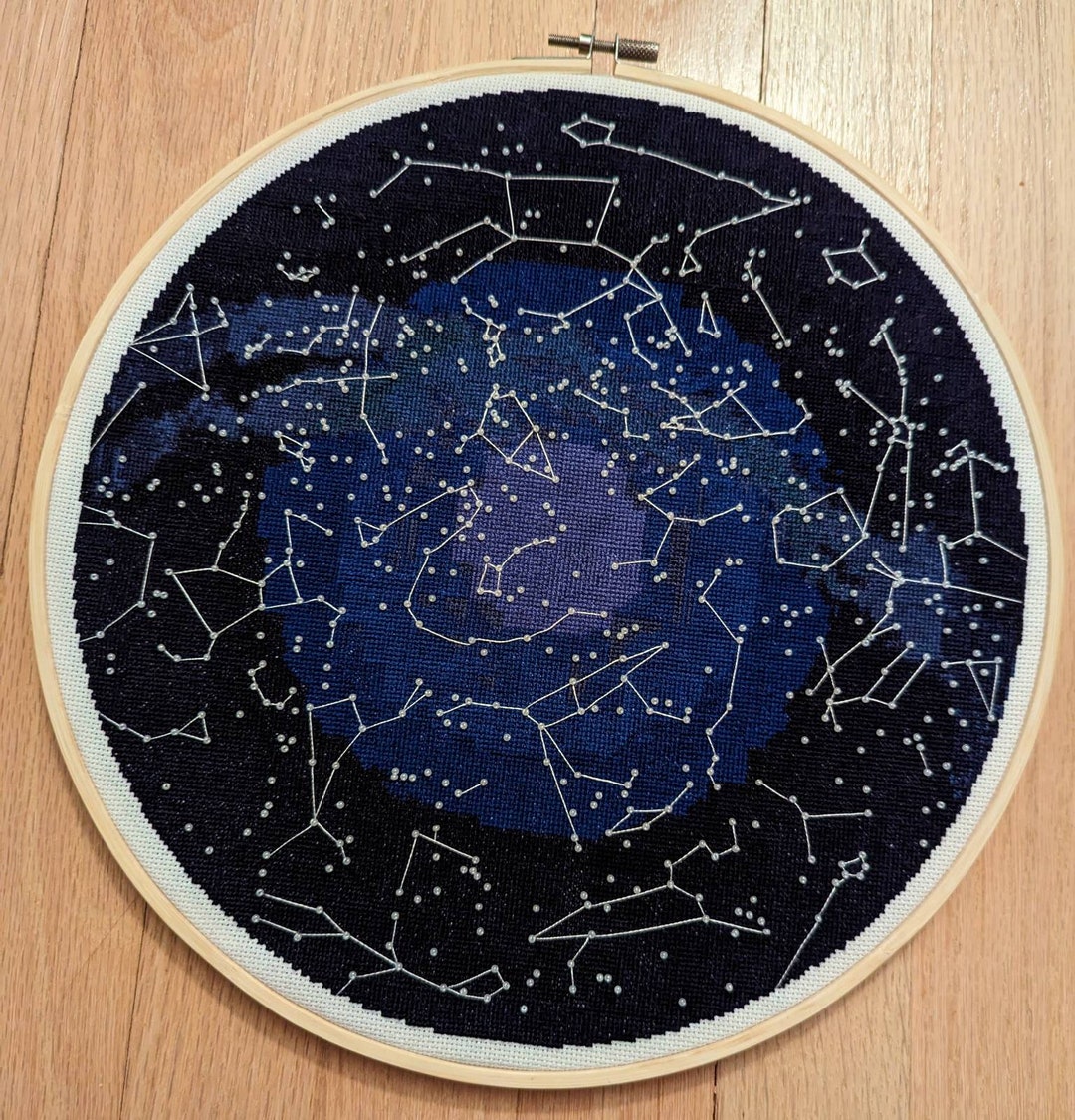 Star Chart (northern Hemisphere) Cross Stitch Pattern - Etsy