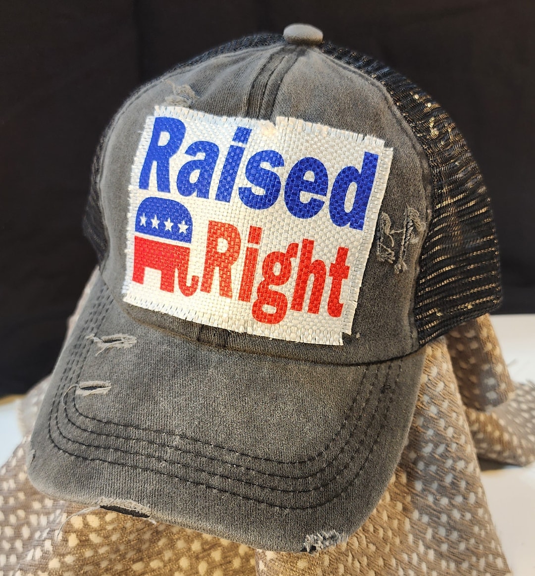 Raised Right Hat - Criss Cross Ponytail - Etsy