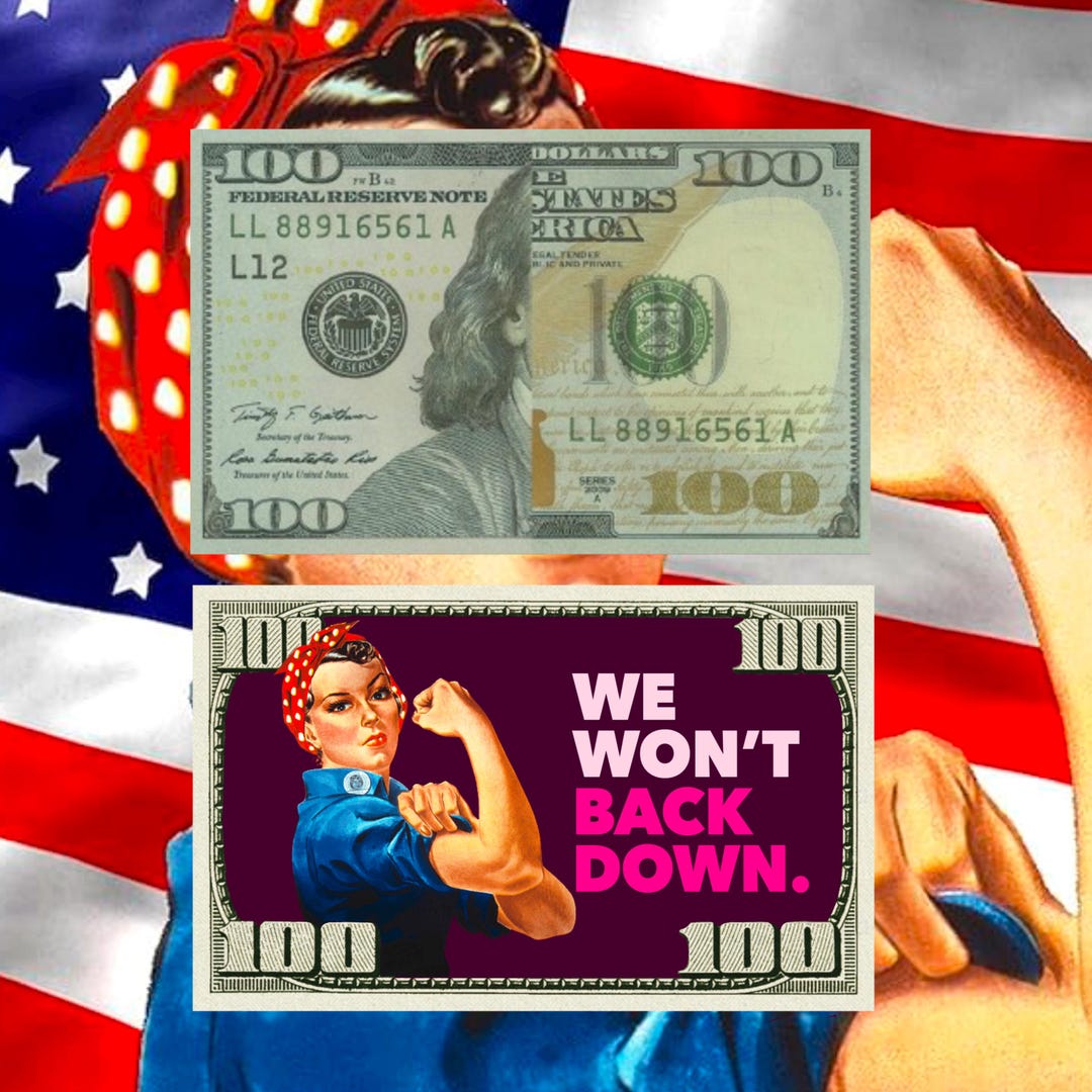 SET OF 10: Rosie the Riveter, We Won't Back Down - Fake Prank 100 ...