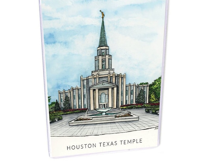 LDS Temple Recommend Holder, San Diego California Temple Faux Leather ...