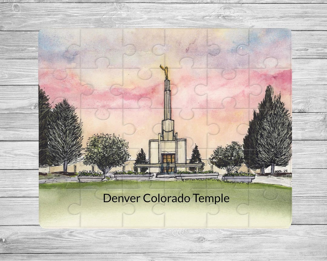 Denver Temple Puzzles, Religious Puzzle, Christian Puzzle, Lds Games ...
