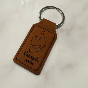 I Am a Disciple of Jesus Christ Leatherette Keychain, 2024 Mormon Youth ...