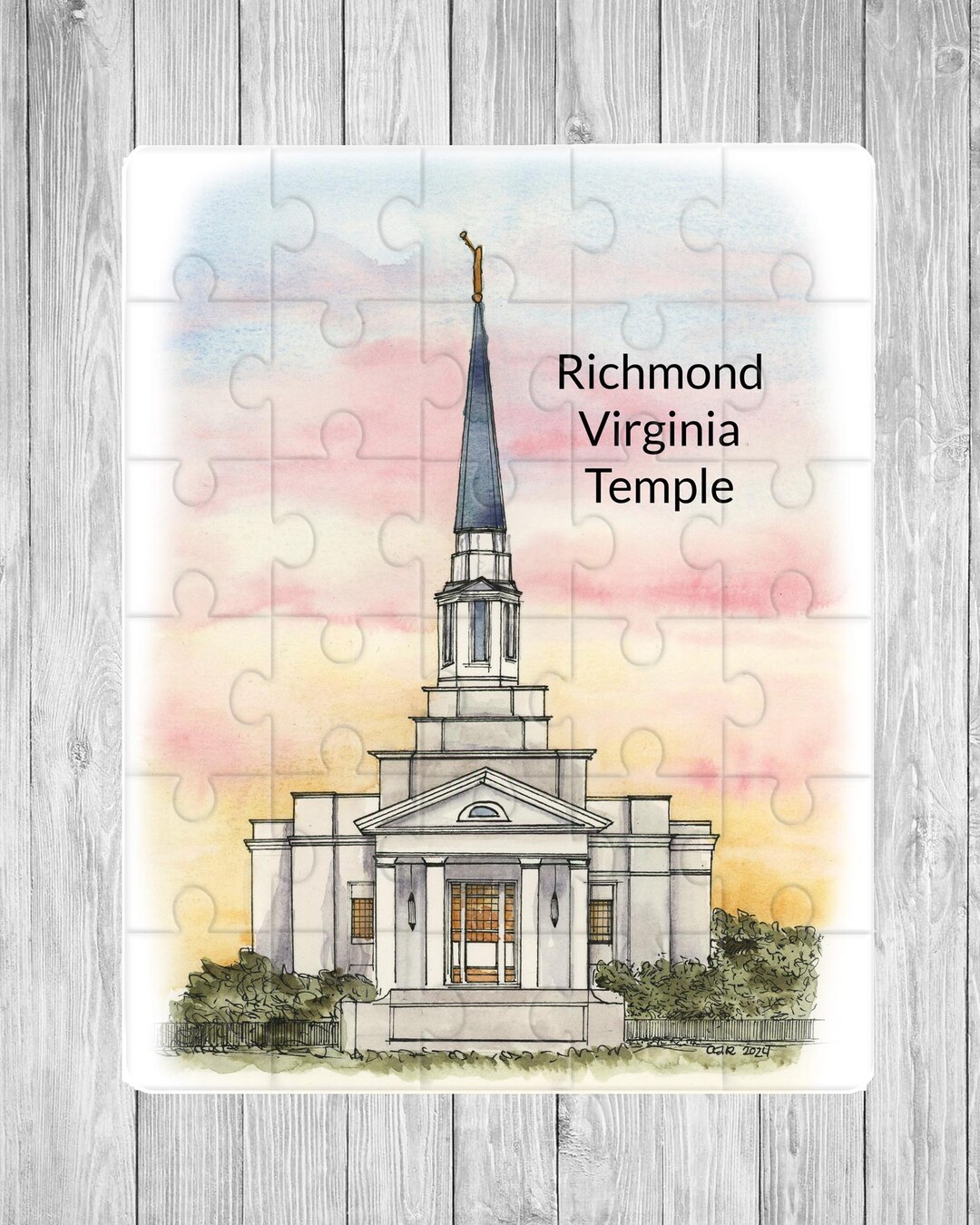 Richmond VA Temple Puzzles, Religious Puzzle, Christian Puzzle, Lds ...