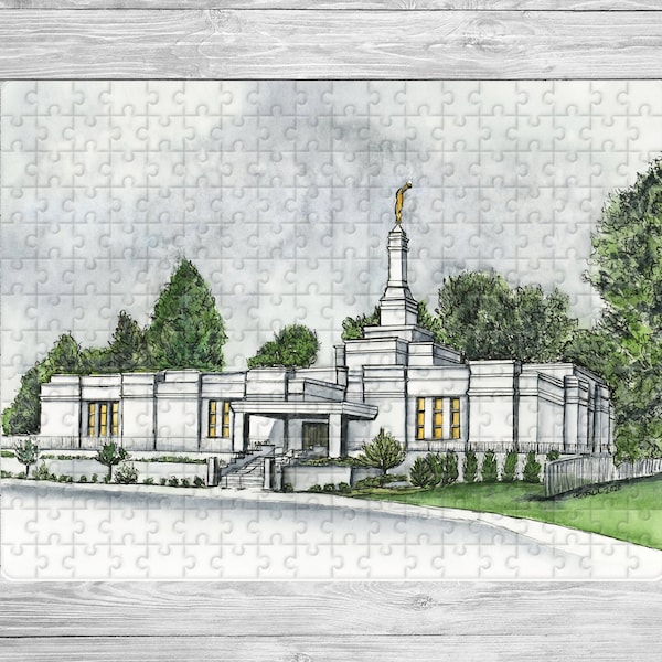 Lds Temple Puzzles - Etsy