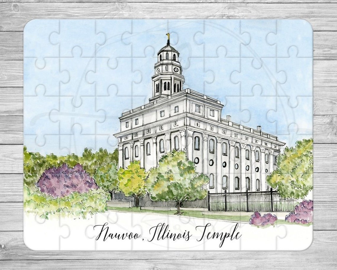 Nauvoo Temple Puzzles Religious Puzzle Christian Puzzle Lds - Etsy