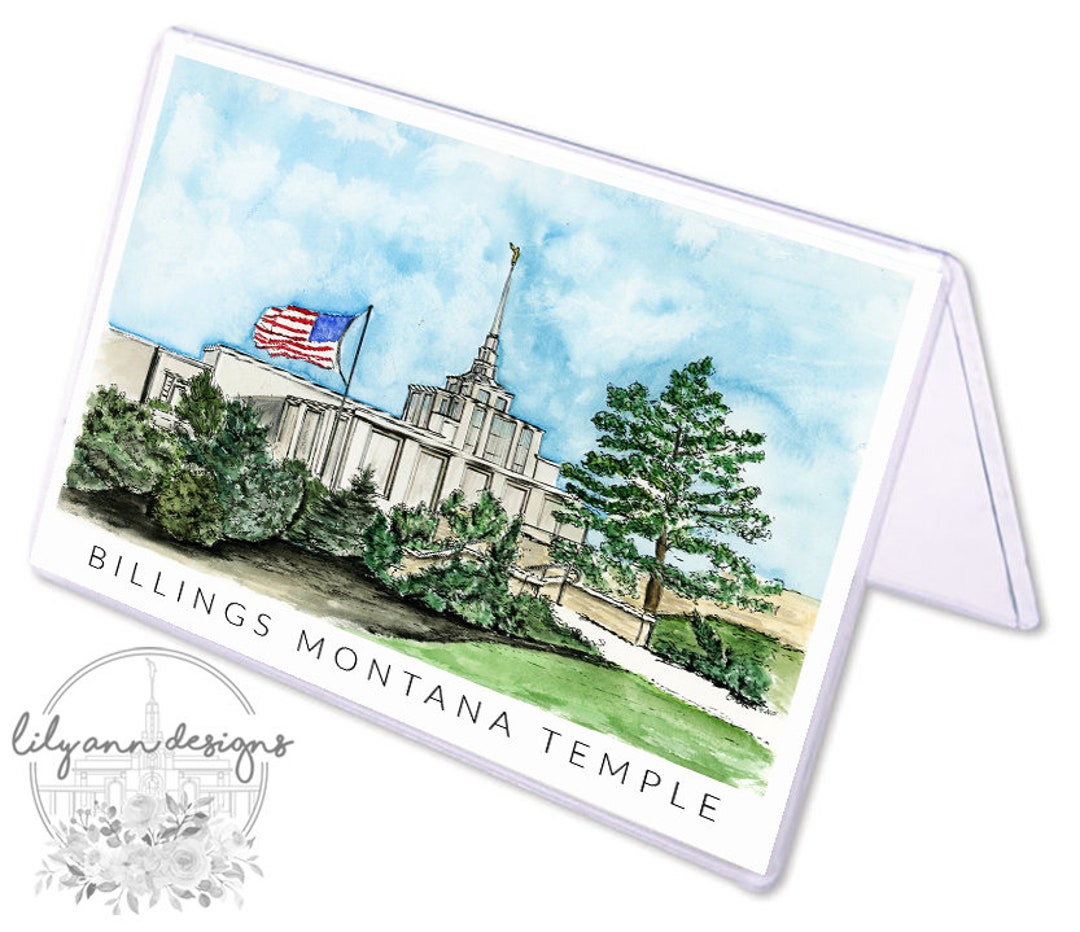 Billings Temple Recommend Holder, Lds Temple Gift, Lds Gifts for Women ...