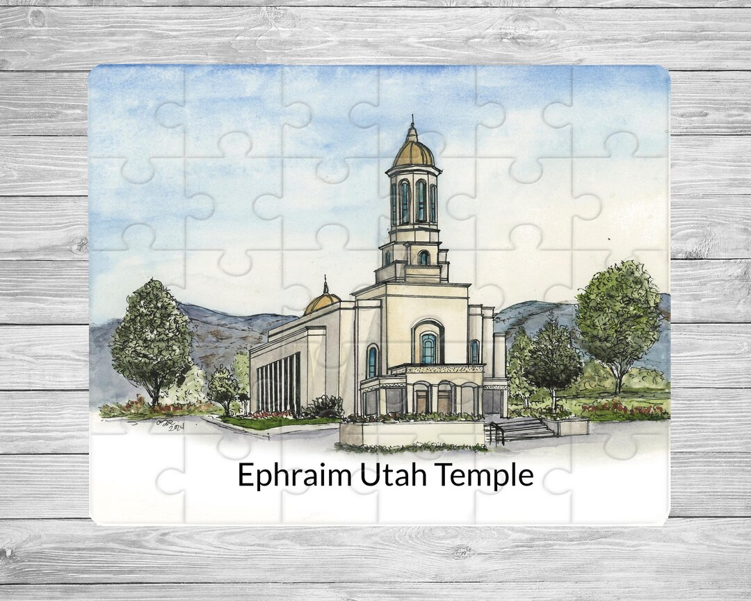 Ephraim Temple Puzzles, Religious Puzzle, Christian Puzzle, Lds Games ...