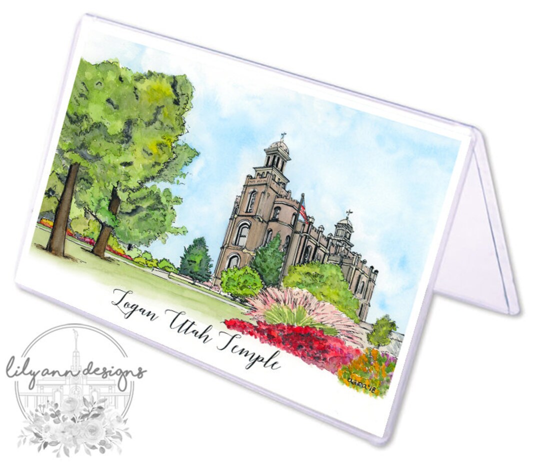 Logan Temple Recommend Holder, Lds Temple Gift, Lds Gifts for Women ...
