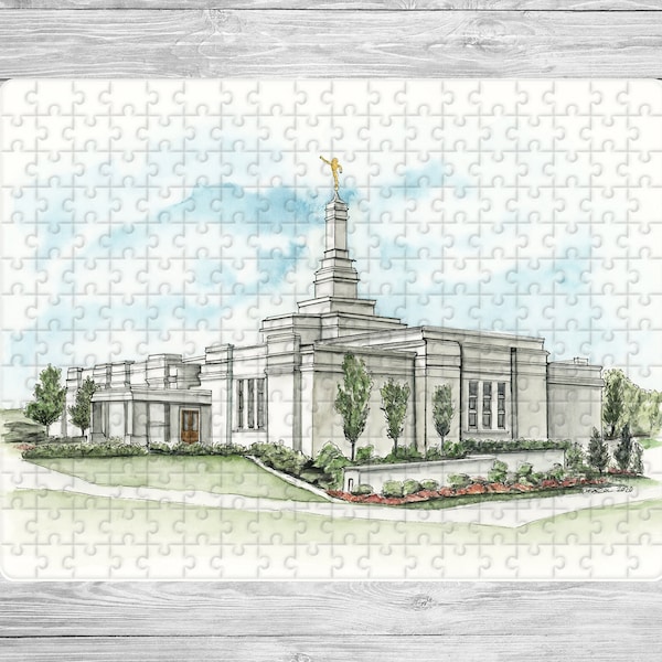 Lds Temple Puzzles - Etsy