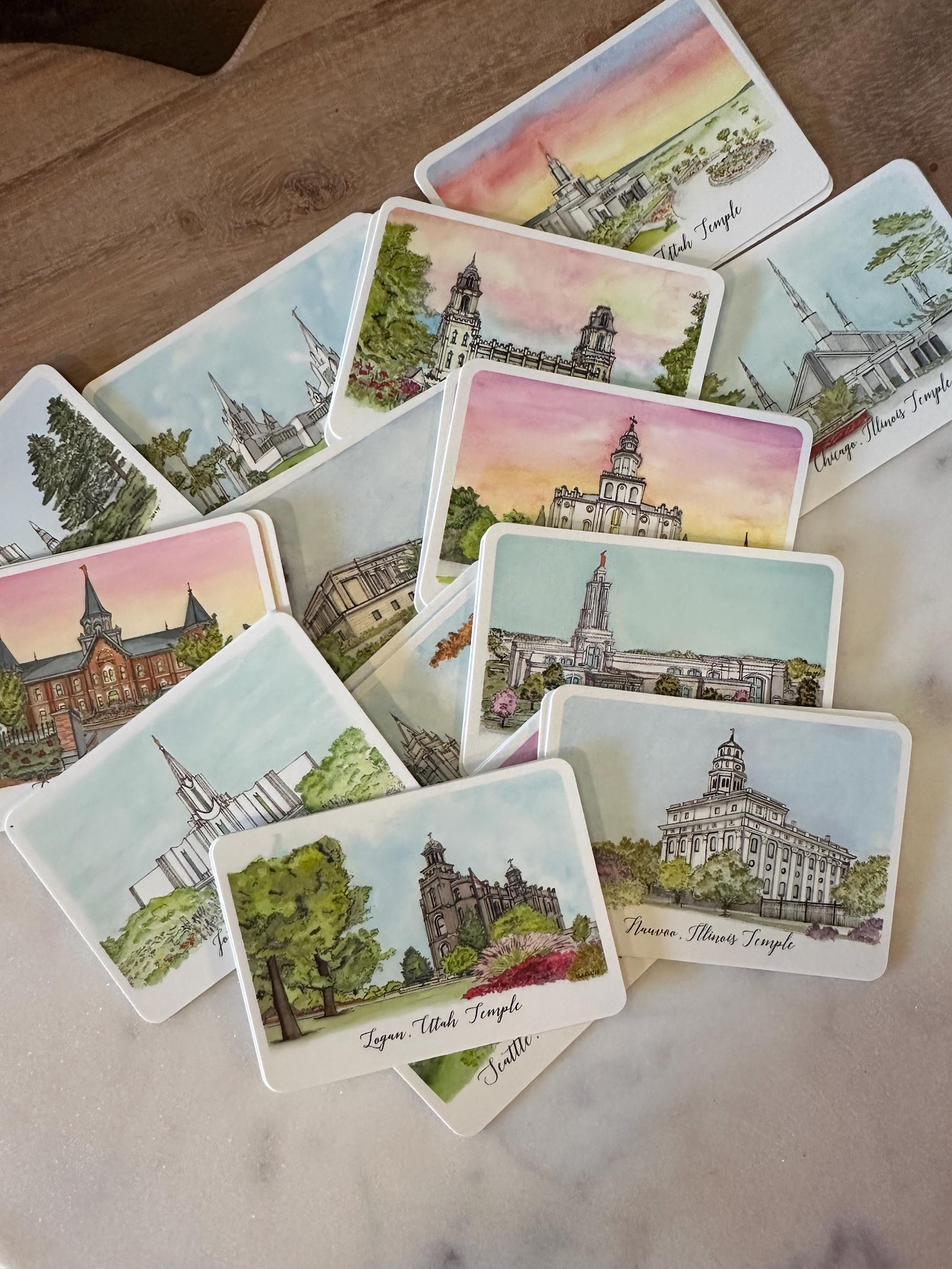 LDS Games, Temple Matching Game, LDS Gifts for Kids, Gifts for Primary ...