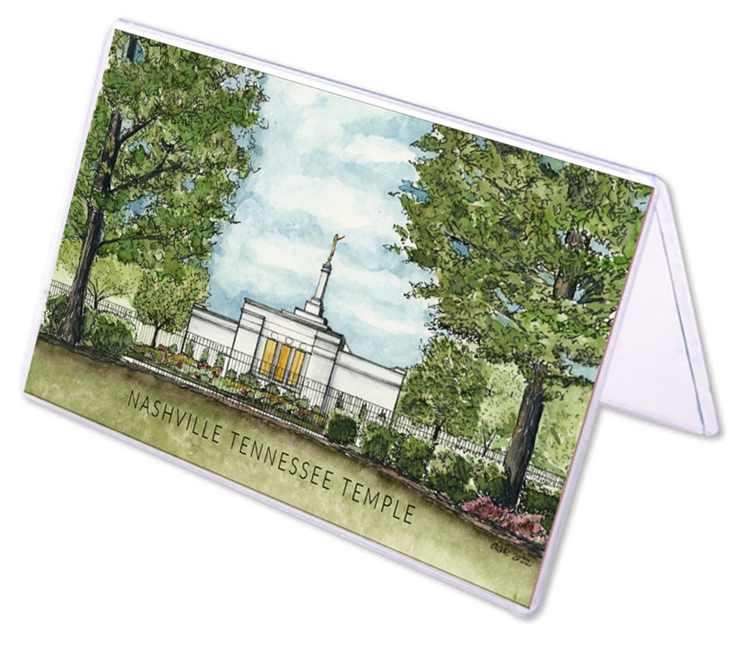 Nashville TN Temple Recommend Holder, Lds Temple Gift, Lds Gifts for ...