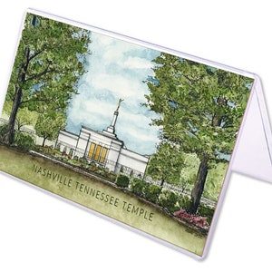 Nashville TN Temple Recommend Holder, Lds Temple Gift, Lds Gifts for ...