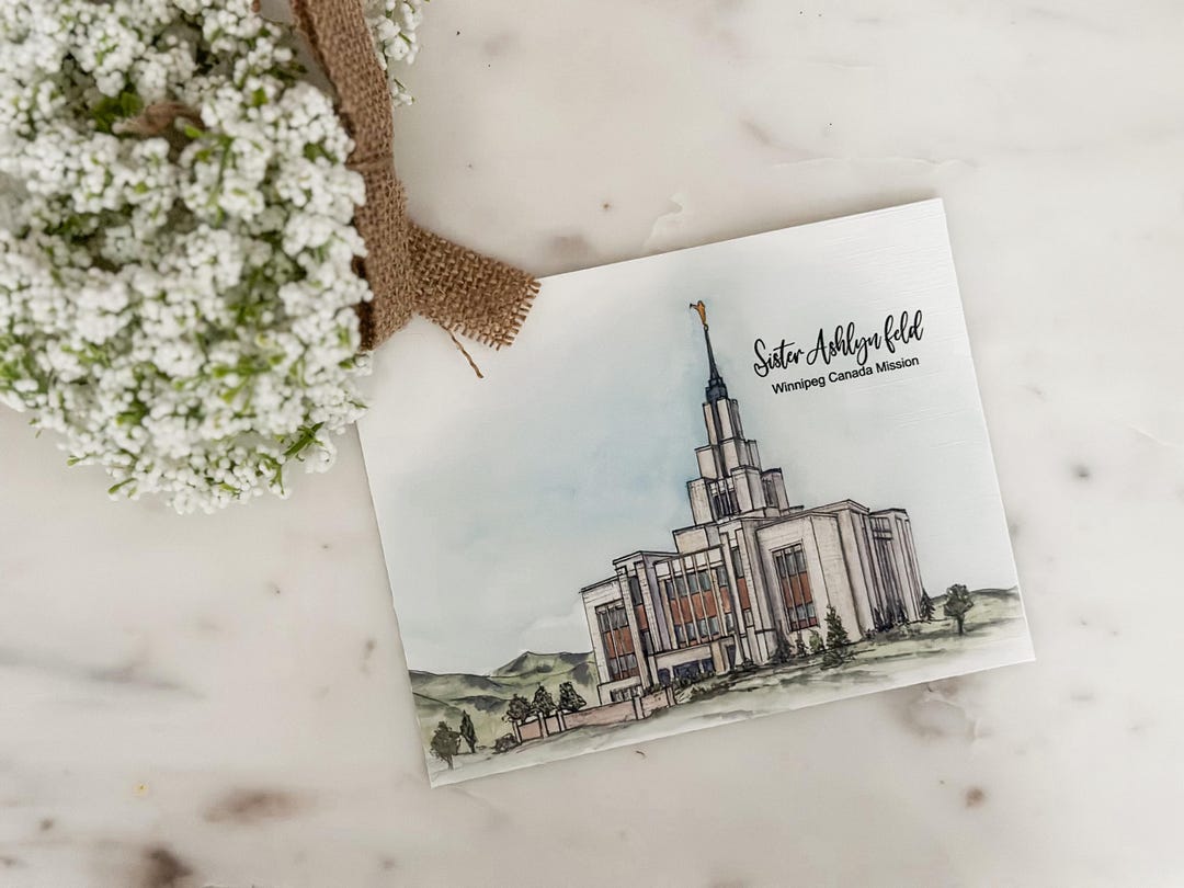 Personalized Sister Missionary Temple Prints, 70 Different Temples ...