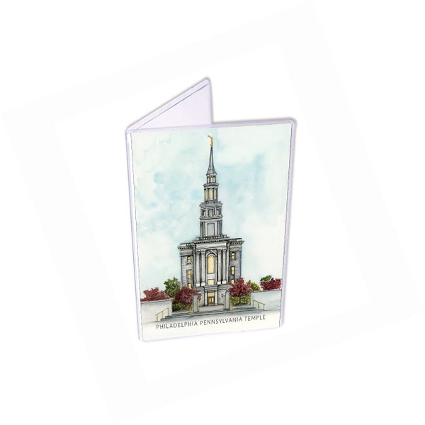 Philadelphia Temple Recommend Holder - Etsy