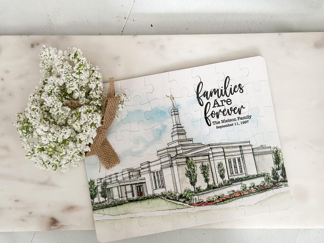 Personalized Families Are Forever Temple Puzzle, 70 Different Temples ...