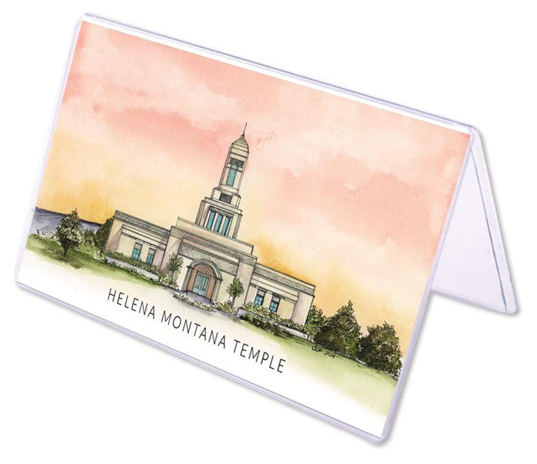 Helena Montana Recommend Holder, Lds Temple Gift, Lds Gifts for Women ...