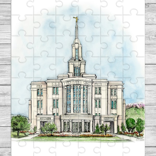 Lds Temple Puzzles - Etsy