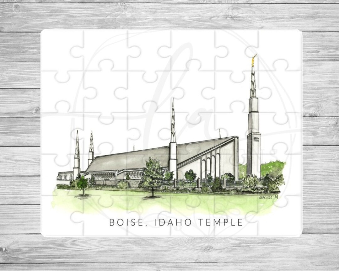 Boise Temple Puzzles, Religious Puzzle, Christian Puzzle, Lds Games ...