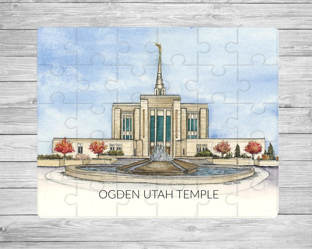 Ogden Temple Puzzles, Religious Puzzle, Christian Puzzle, Lds Games ...