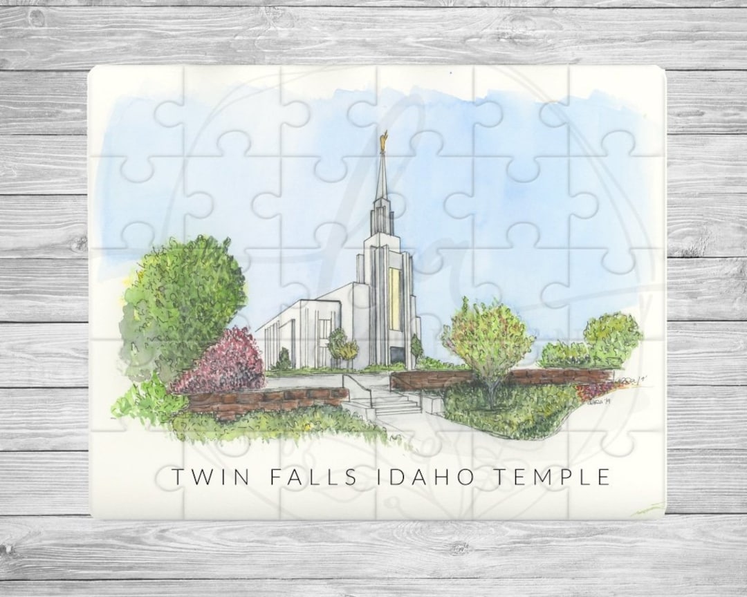 Twin Falls Temple Puzzles, Religious Puzzle, Christian Puzzle, Lds ...