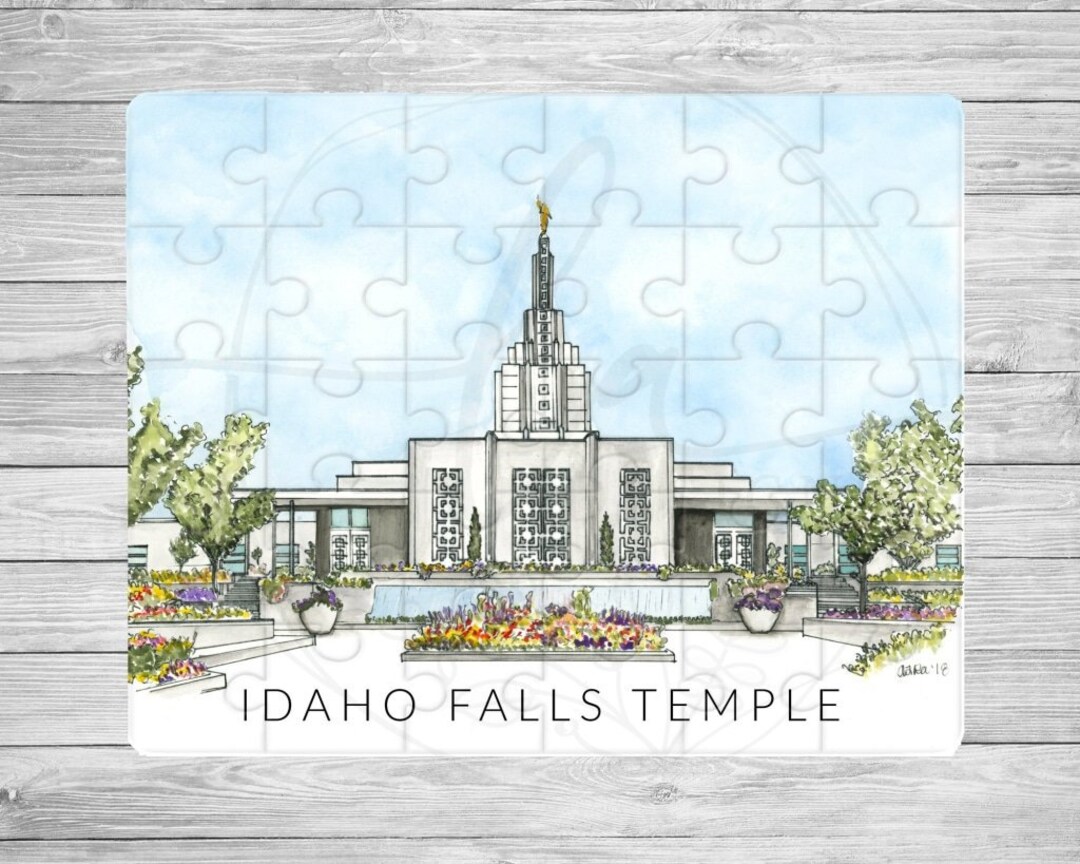 Idaho Falls Temple Puzzles, Religious Puzzle, Christian Puzzle, Lds ...