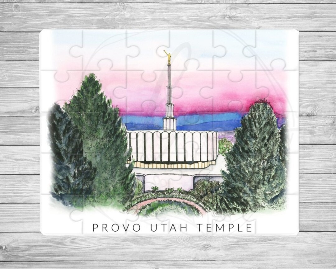 Provo Temple Puzzles, Religious Puzzle, Christian Puzzle, Lds Games ...