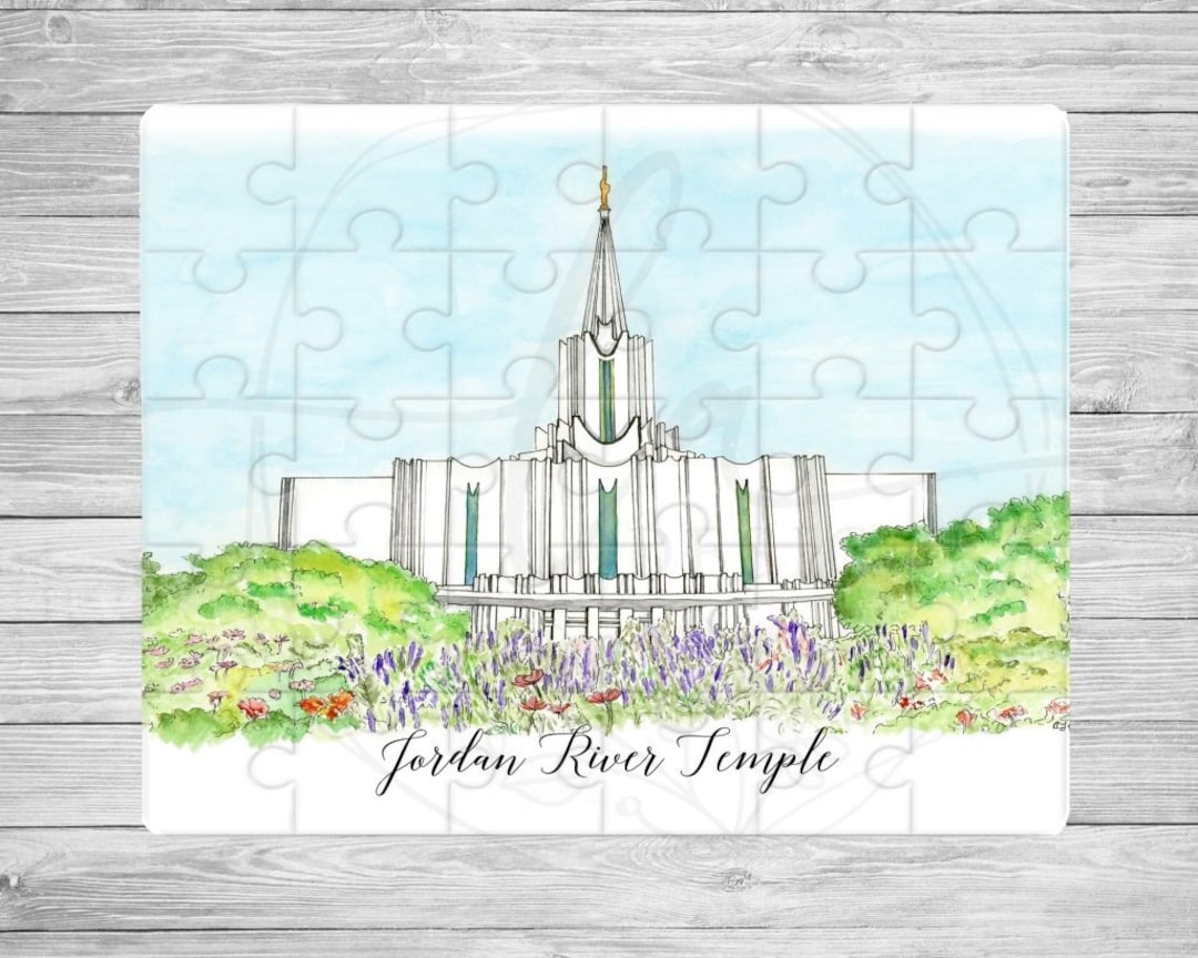 Jordan River Temple Puzzles, Religious Puzzle, Christian Puzzle, Lds ...