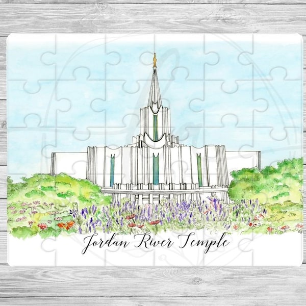 Lds Temple Puzzles - Etsy