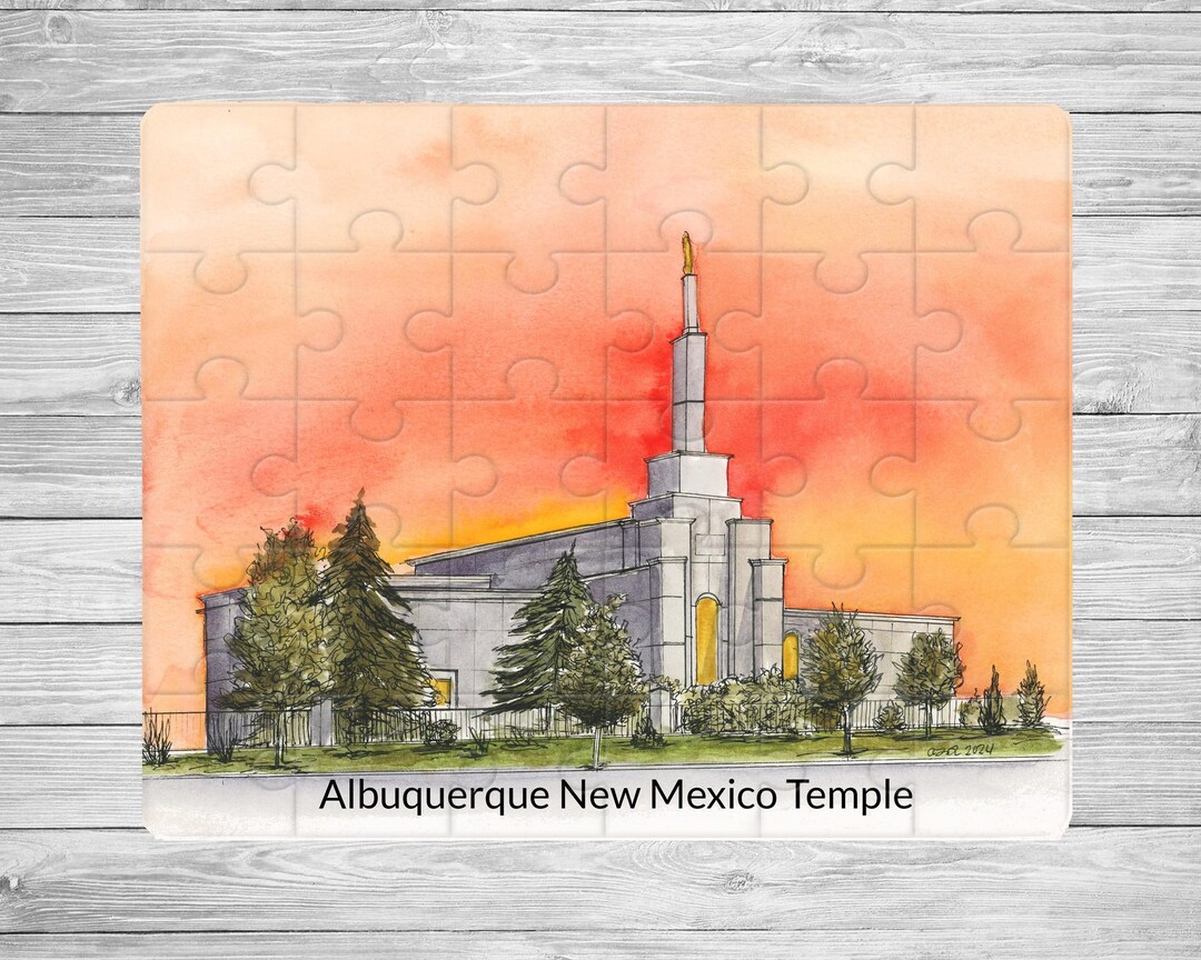 Albuquerque Temple Puzzles,religious Puzzle,christian Puzzle, Lds Games ...
