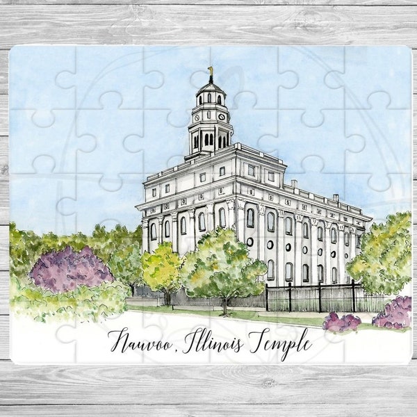 Lds Temple Puzzles - Etsy