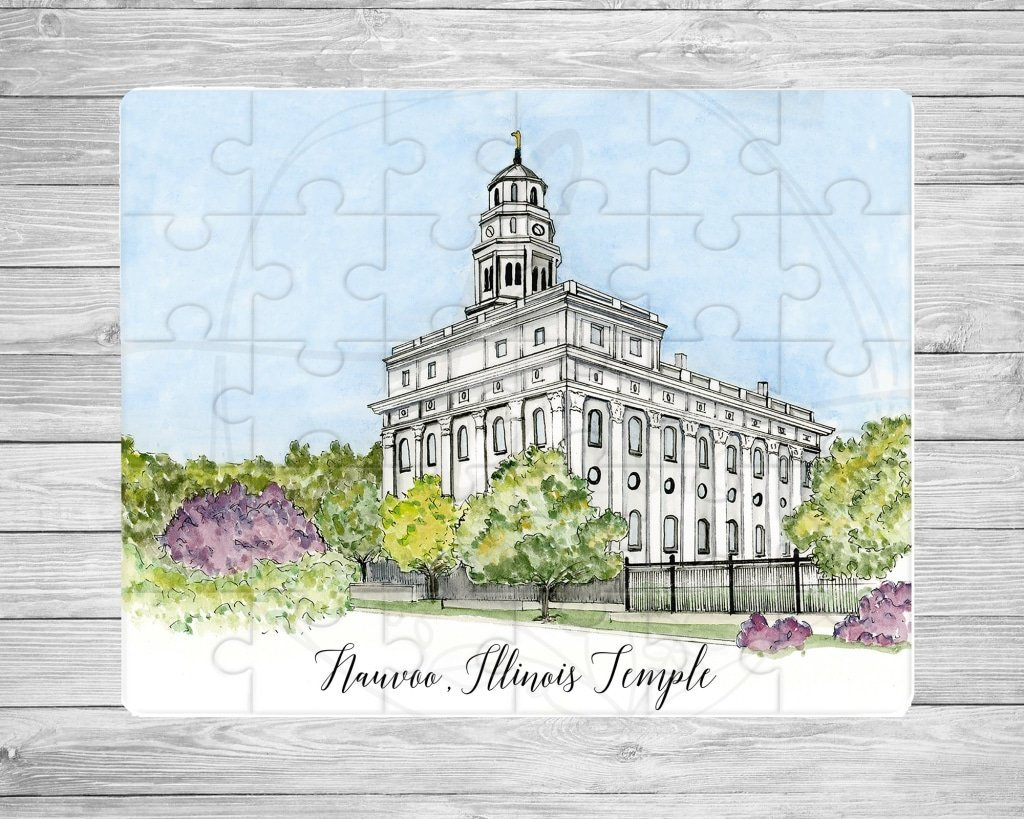 Nauvoo Temple Puzzles Religious Puzzle Christian Puzzle Lds - Etsy