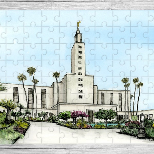Los Angeles Temple - Etsy