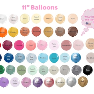 Biodegradable Professional Quality Latex Balloons | Boho Colour ...