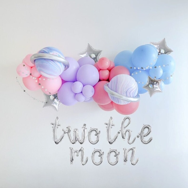 Two the Moon Girl Balloon - Etsy
