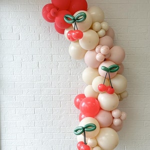 Little Cherry Girl Balloon Decor Cherry on Top Arch First Cherry ...