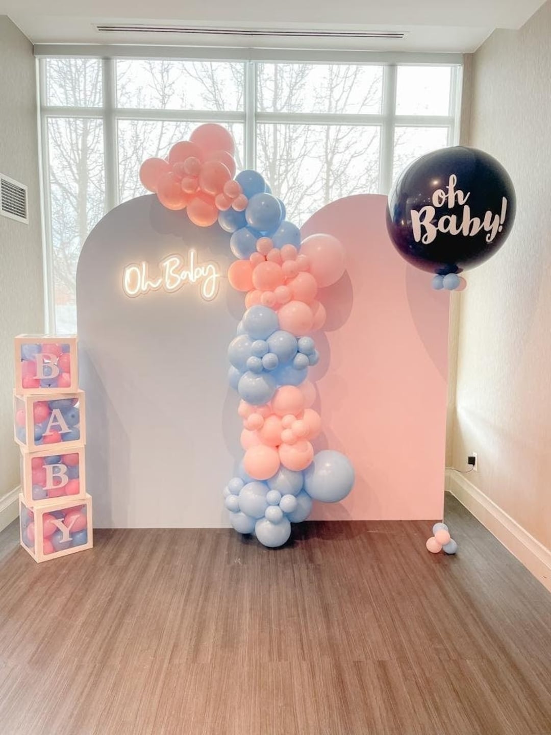 Gender Reveal DIY Balloon Garland Kit | Twinkle Gender Reveal Party ...