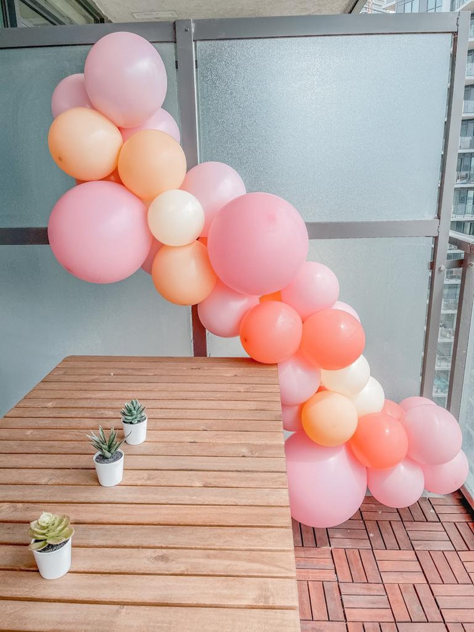 Sweet Peach Matte Pink DIY Balloon Garland Kit 1st Birthday | Etsy