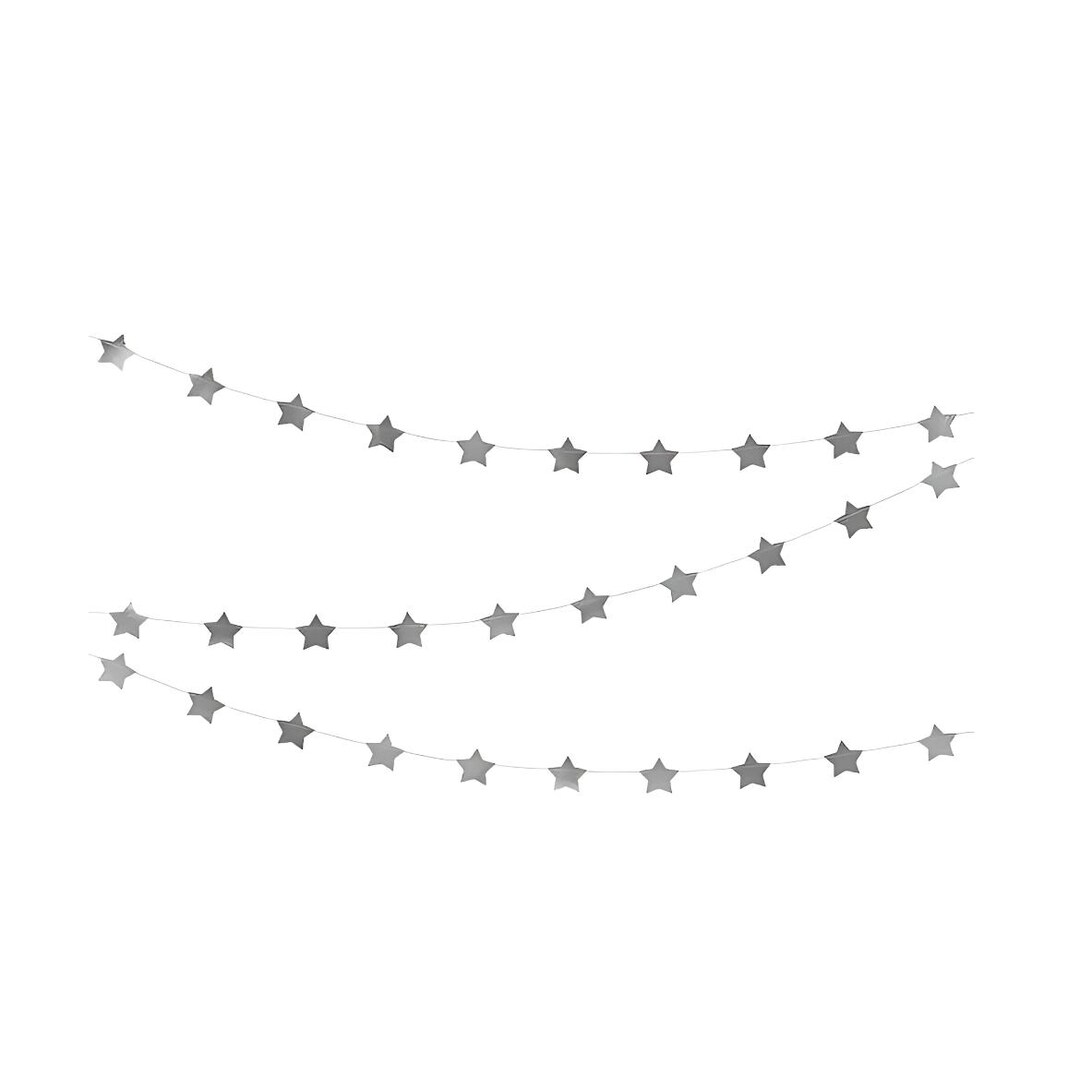 Silver Star Garland Silver Star Banner Trip Around the Sun Twinkle ...