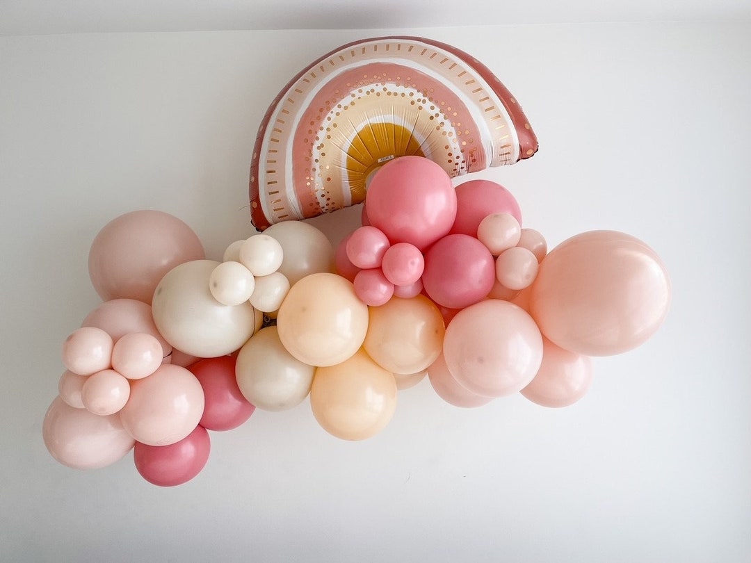 Boho Rainbow DIY Balloon Garland Kit | Boho Rainbow Balloon Arch | Boho ...