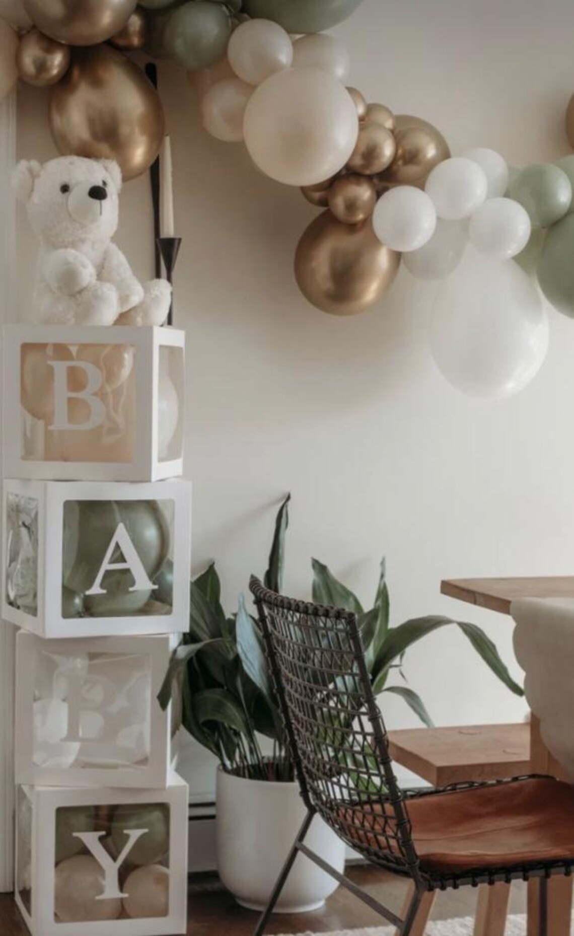 Baby Balloon Boxes Baby Shower Blocks Custom Baby Boxes - Etsy