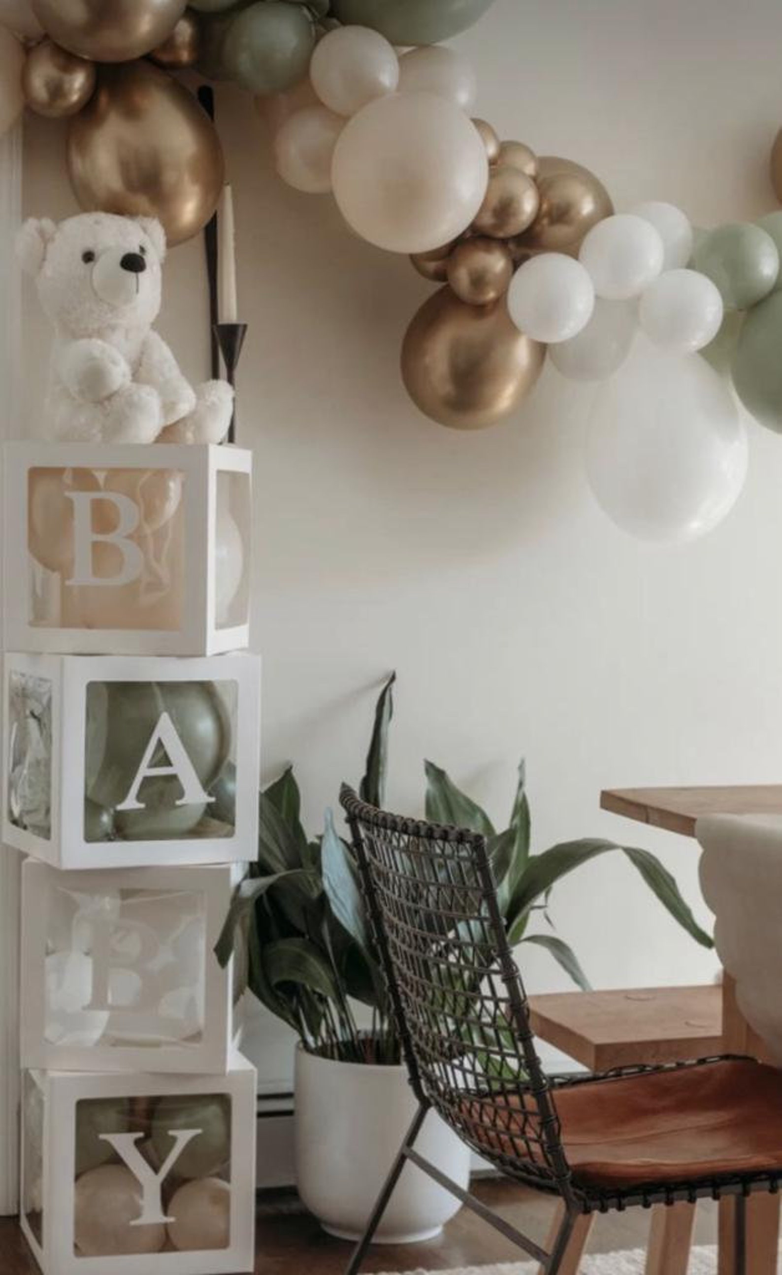 Baby Balloon Boxes | Baby Shower Blocks | Custom Baby Boxes | Custom ...