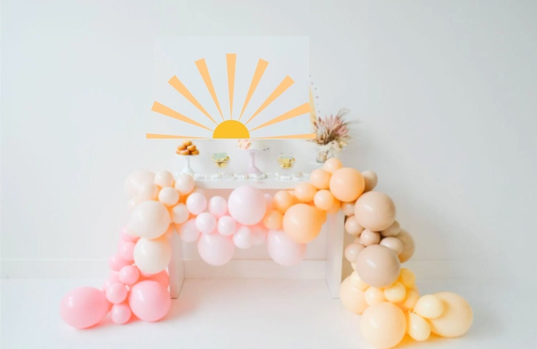 Trip Around the Sun Balloon Garland | Sun Balloon Garland Arch | Boho ...